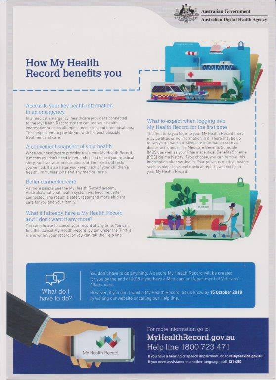 Your health record in your hands! – Greenmeadows Medical Centre Port ...